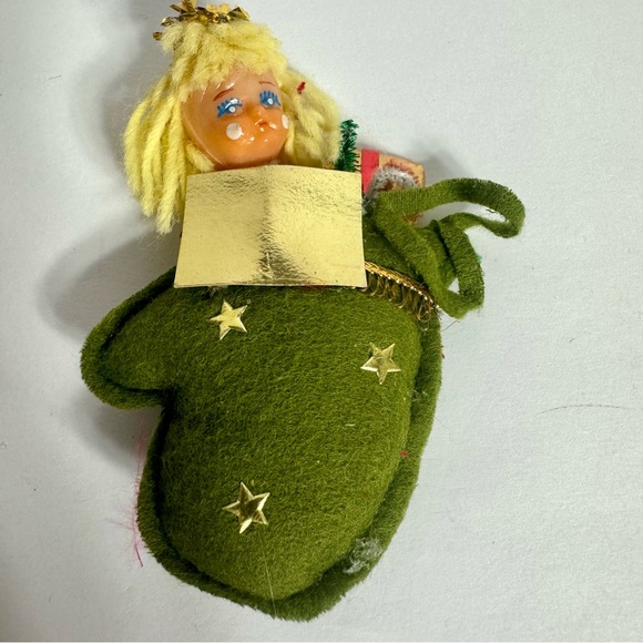 Source Unknown | Holiday | Vintage Mcm Christmas Ornament Cute Angel ...